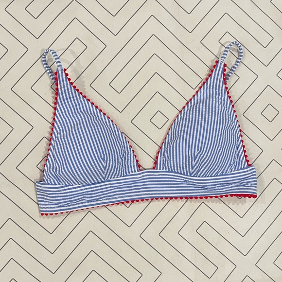 J. Crew | Swim | J Crew Striped Bikini Top | Poshmark